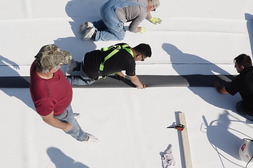 How to Install TPO Membrane